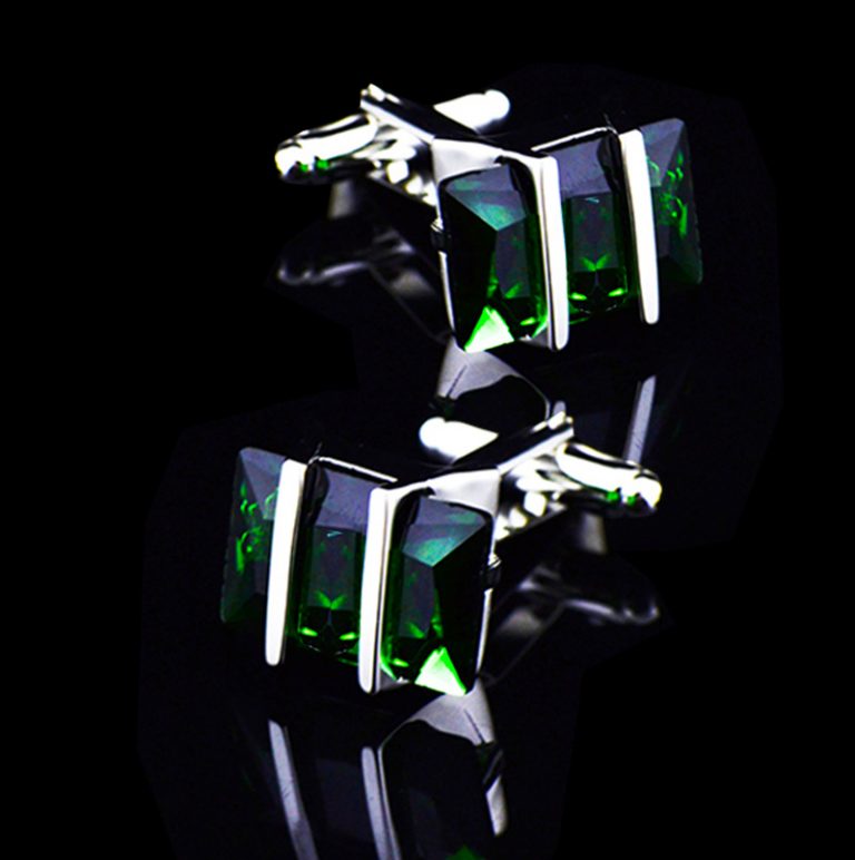 Blue Sapphire Crystal Cufflinks | Gentleman's Guru