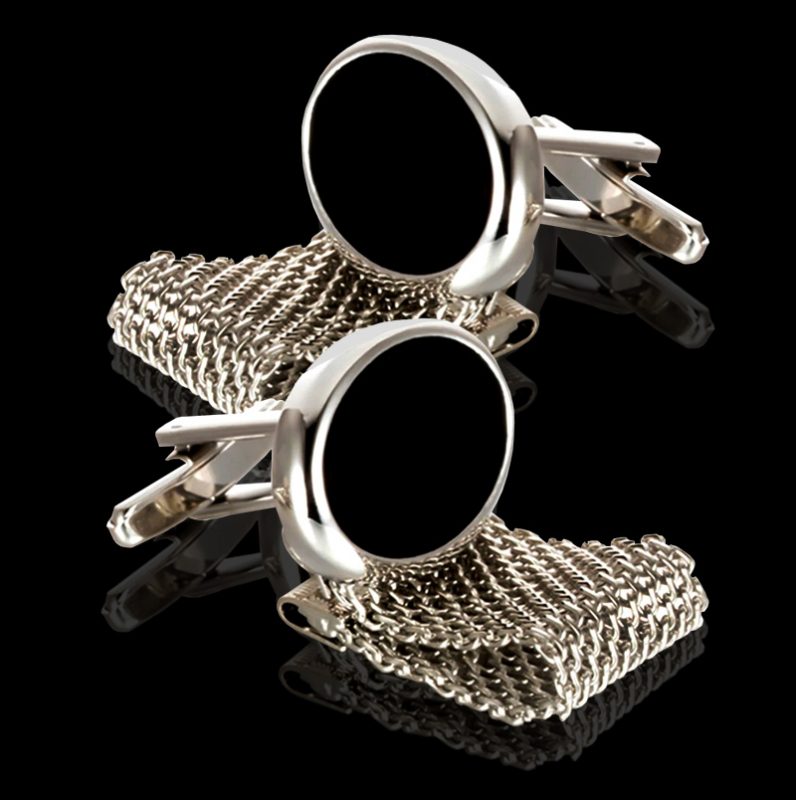 Black and Gold Wrap Around Cufflinks | Gentleman's Guru