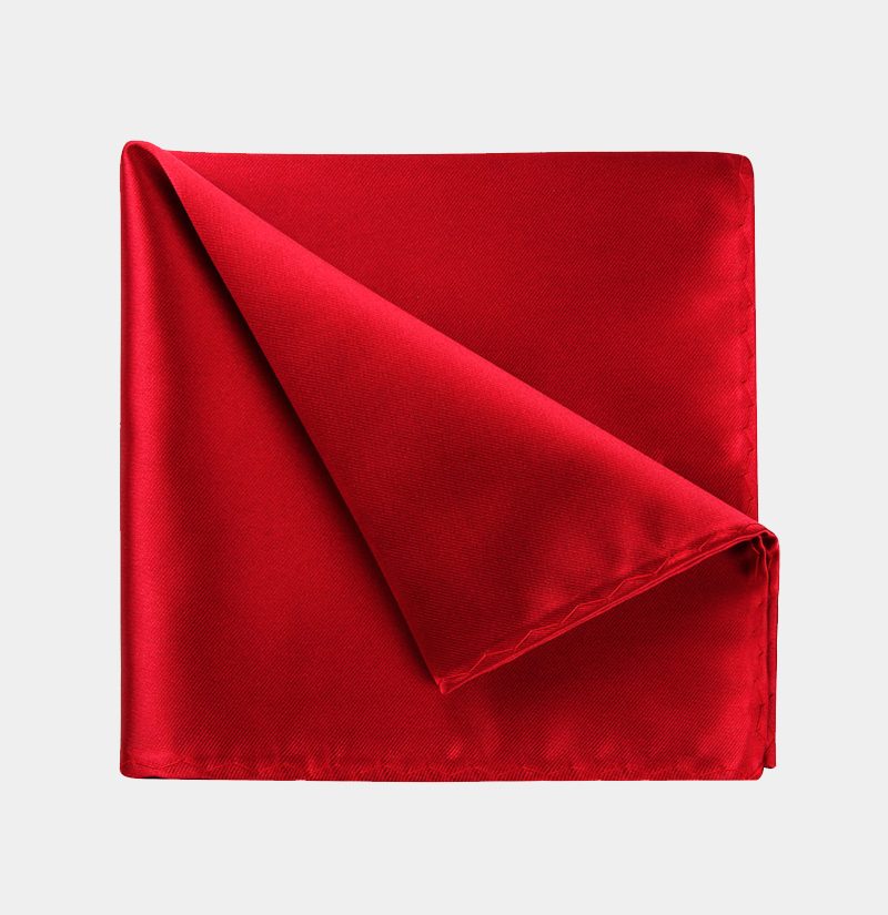 Red Silk Pocket Square | Gentleman's Guru
