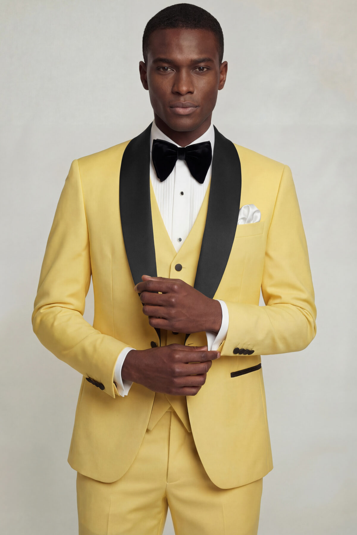 Yellow and Black Tuxedo Suit | Gentleman's Guru