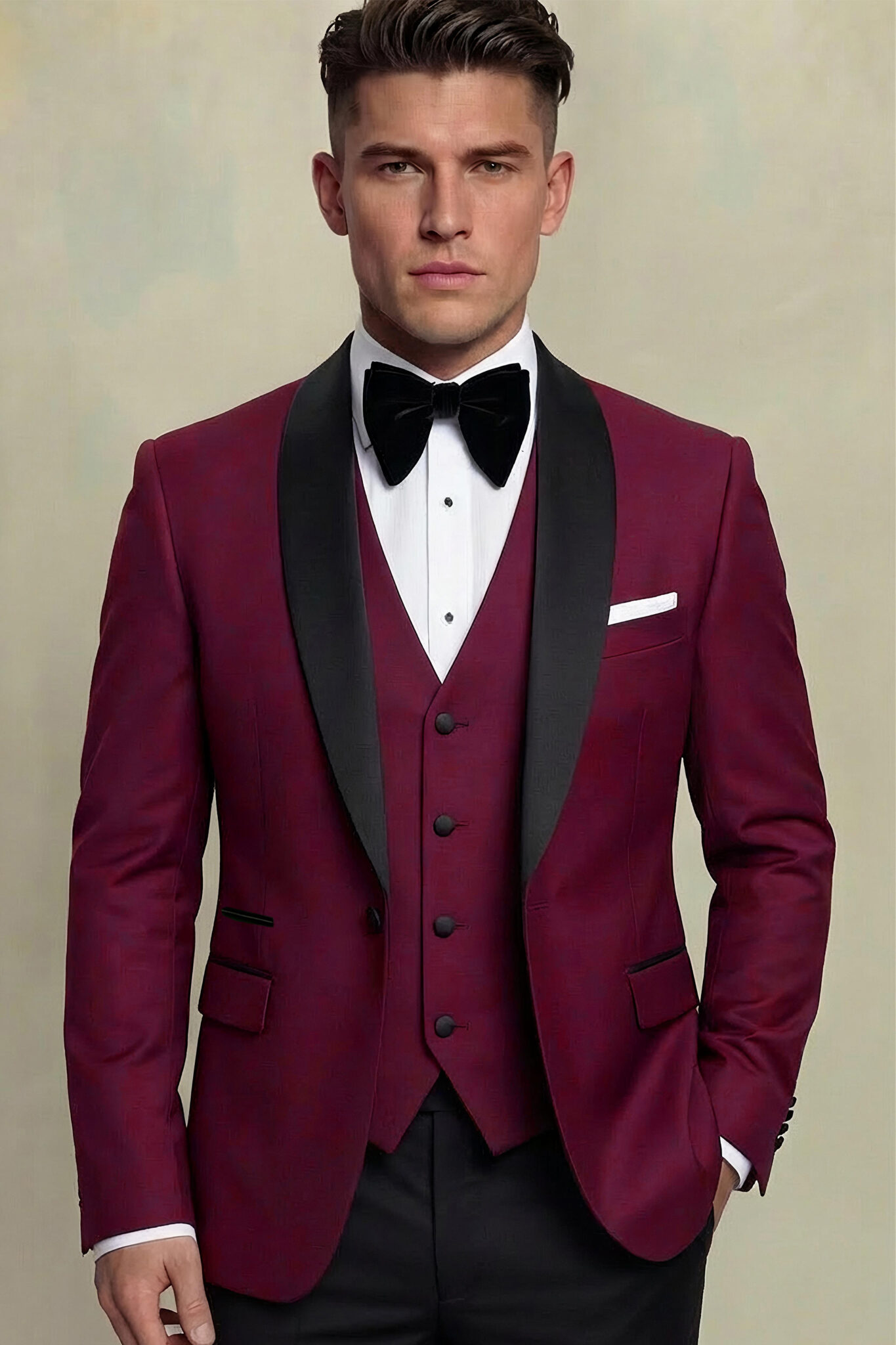 Burgundy Suit Vests & Tuxedo Vests | Gentleman's Guru