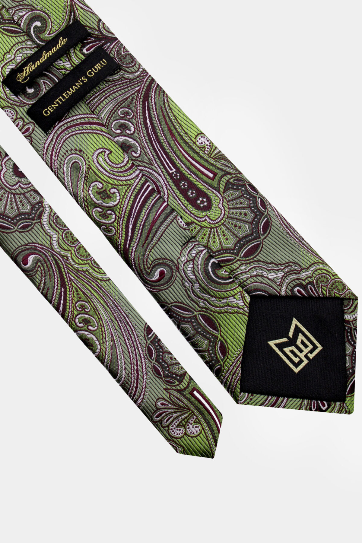 Olive Green Tie and Pocket Square Set | Gentleman's Guru