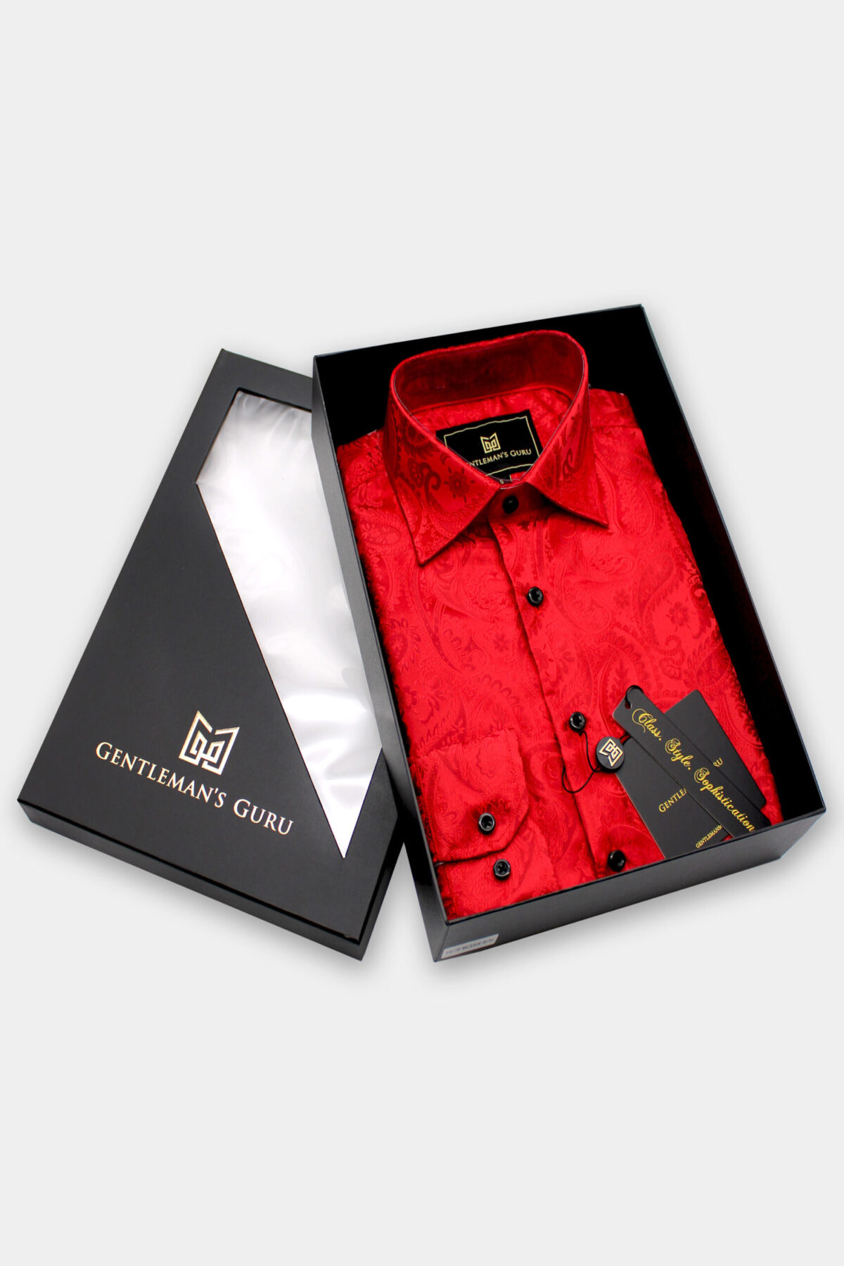 Men's Red Paisley Shirt | Gentleman's Guru