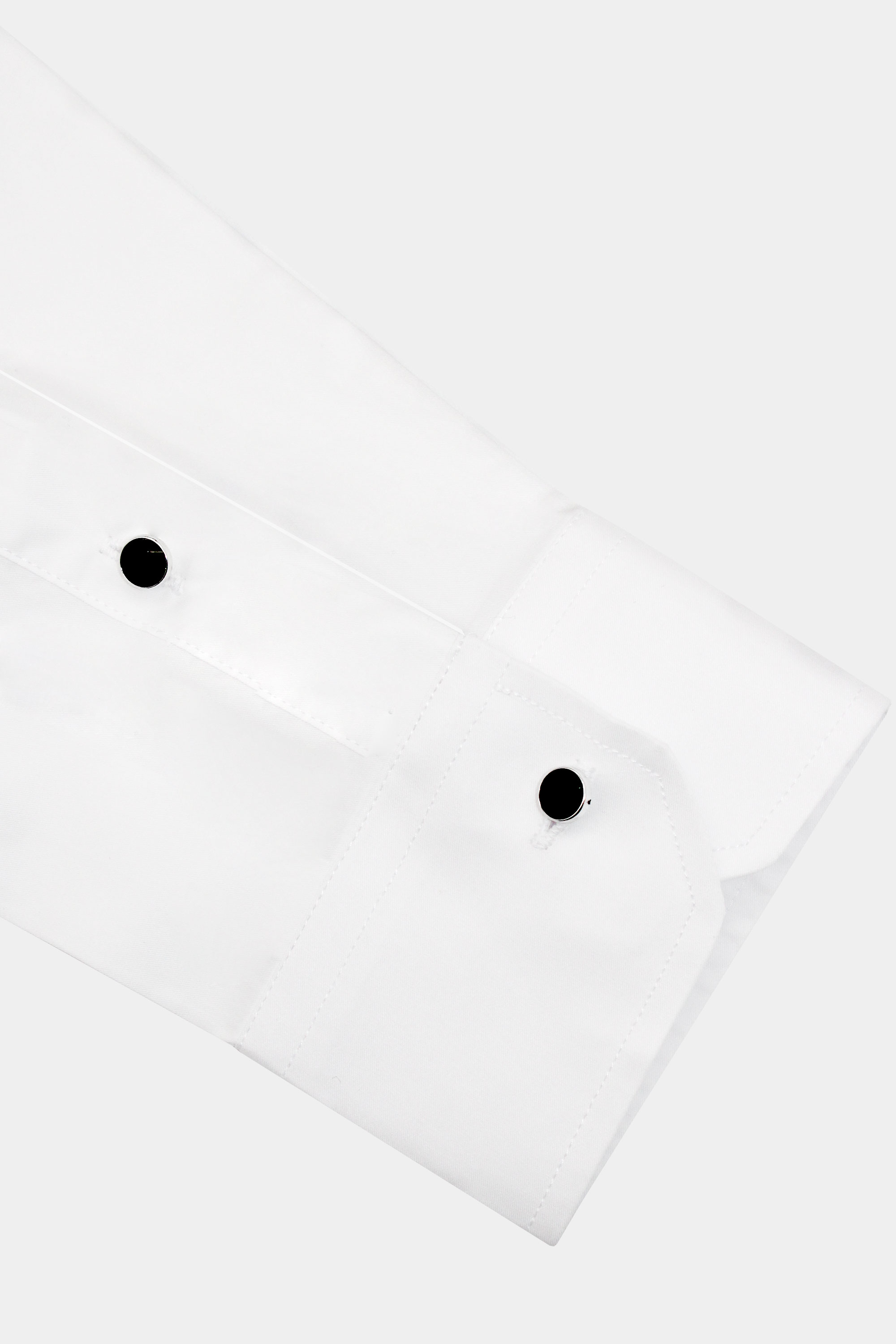 White Mandarin Collar Shirt Gentlemans Guru