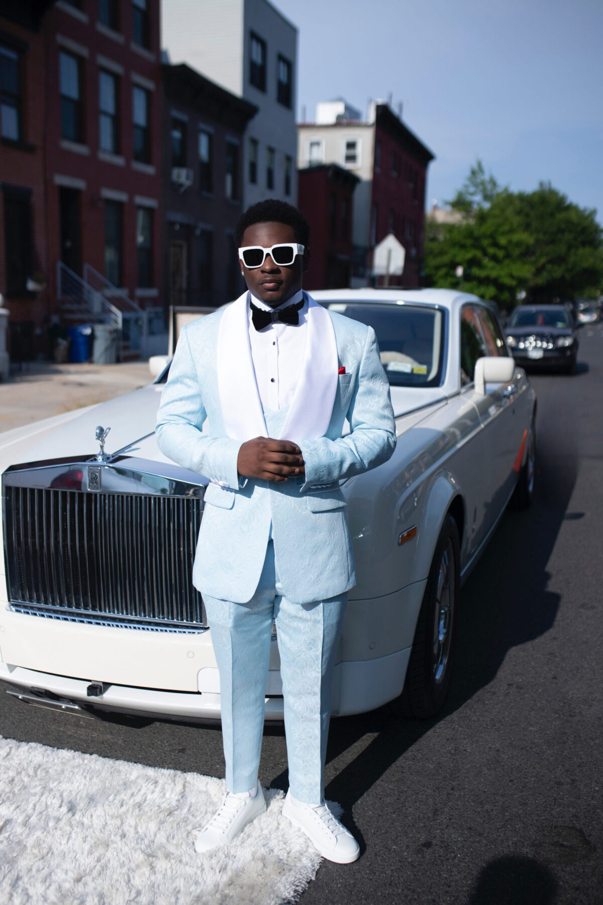 Baby Blue and White Tuxedo - 3 Piece | Gentleman's Guru